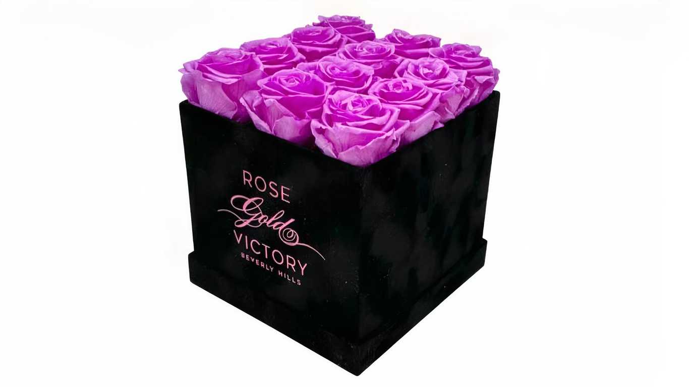 Square Box Large– Rose Gold Victory